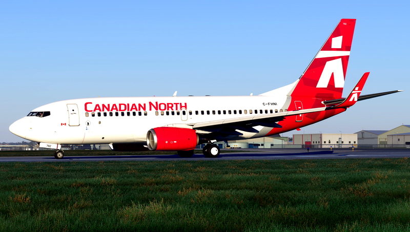 Canadian North Boeing 737-700 C-FHNI 8K for Microsoft Flight Simulator ...