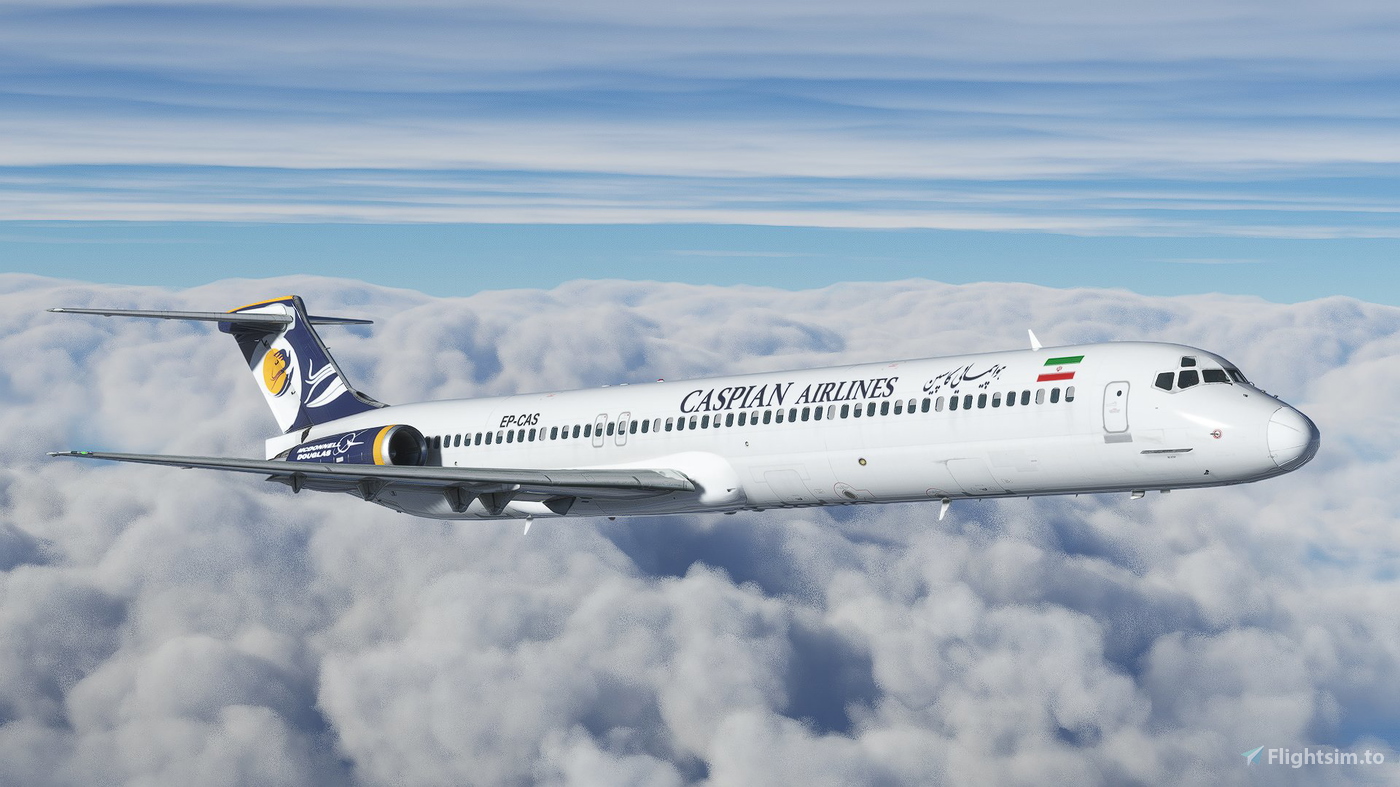 Caspian Airlines (EP-CAS) Fly Maddog X MD8x - 8K for Microsoft Flight ...