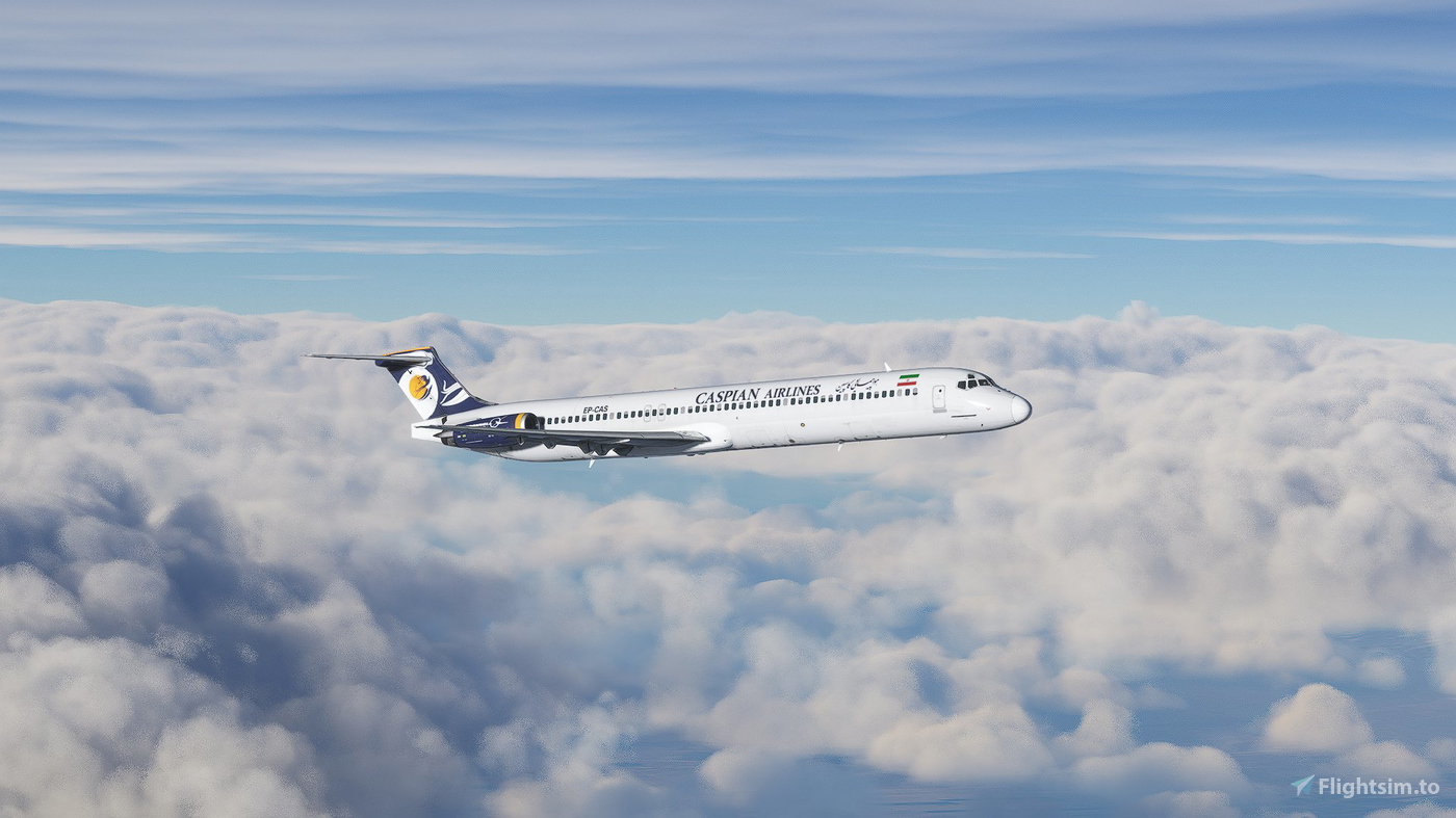 Caspian Airlines (EP-CAS) Fly Maddog X MD8x - 8K for Microsoft Flight ...