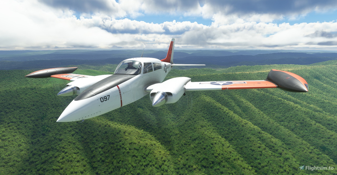 Cessna C310R US Navy for Microsoft Flight Simulator | MSFS