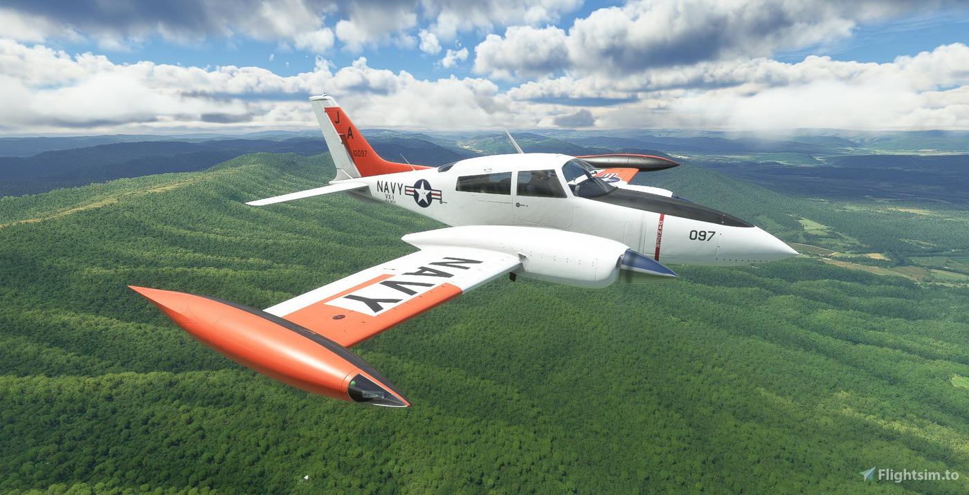 Cessna C310R US Navy for Microsoft Flight Simulator | MSFS