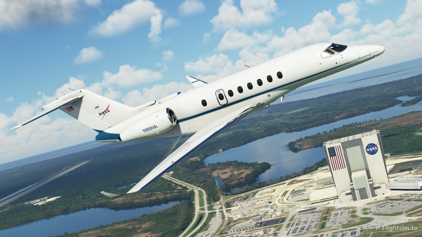 Cessna Citation Longitude N95NA for Microsoft Flight Simulator | MSFS