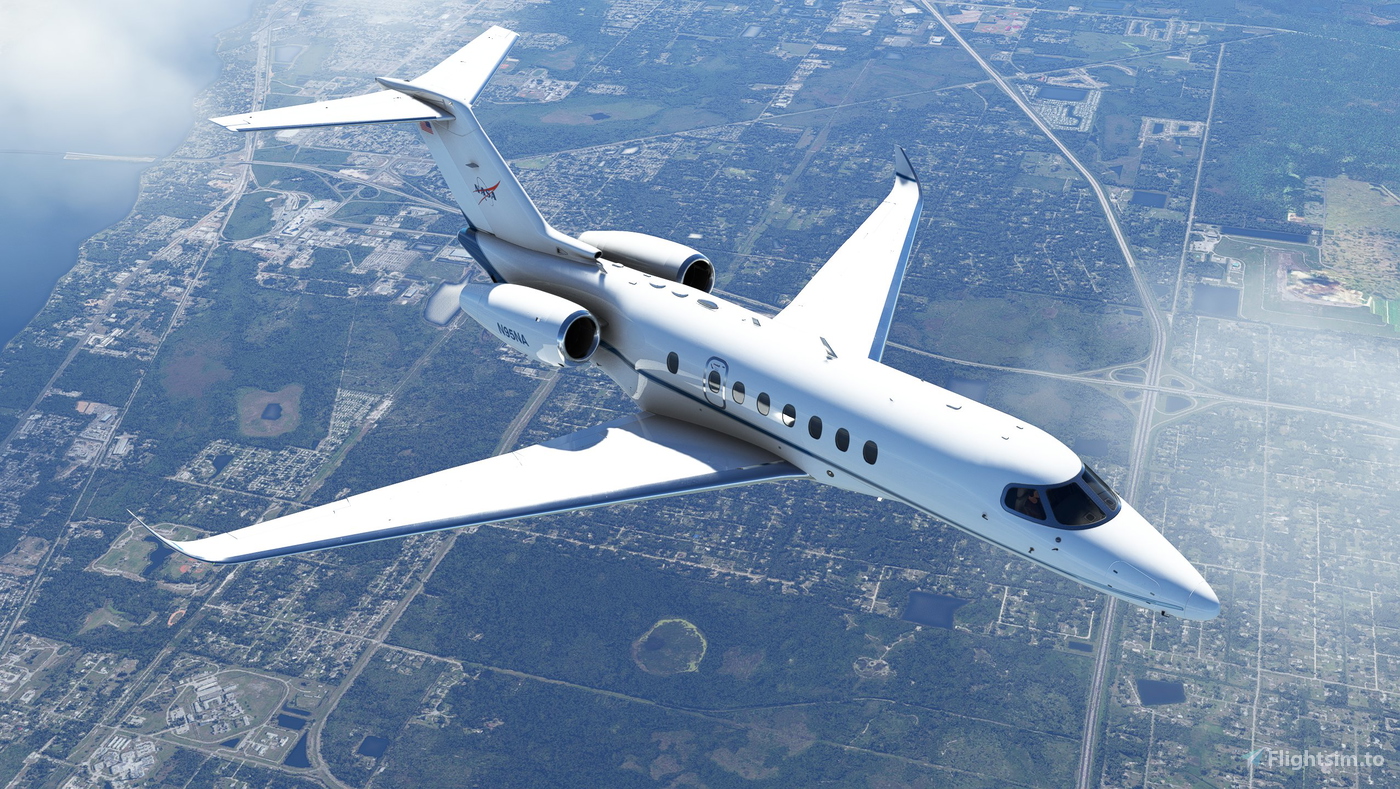 Cessna Citation Longitude N95NA for Microsoft Flight Simulator | MSFS
