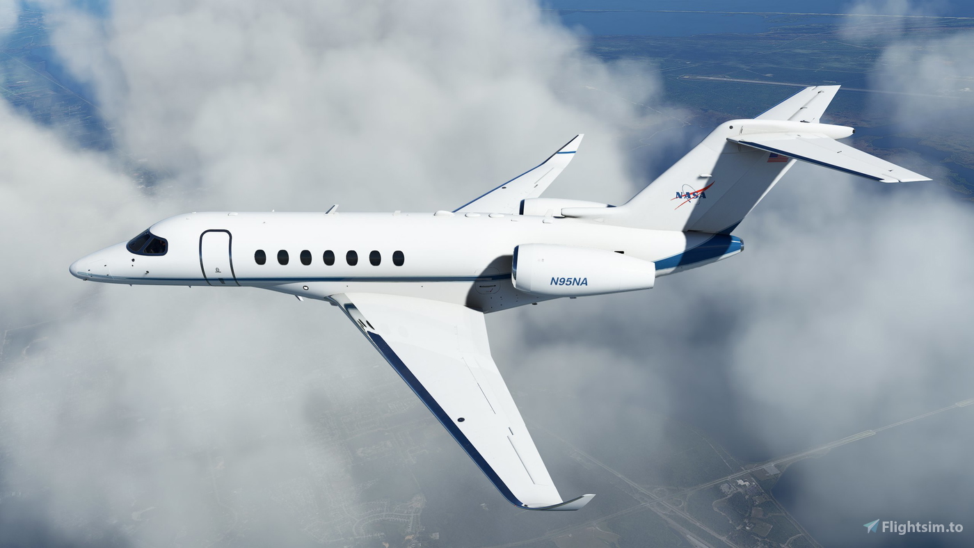 Cessna Citation Longitude N95NA for Microsoft Flight Simulator | MSFS