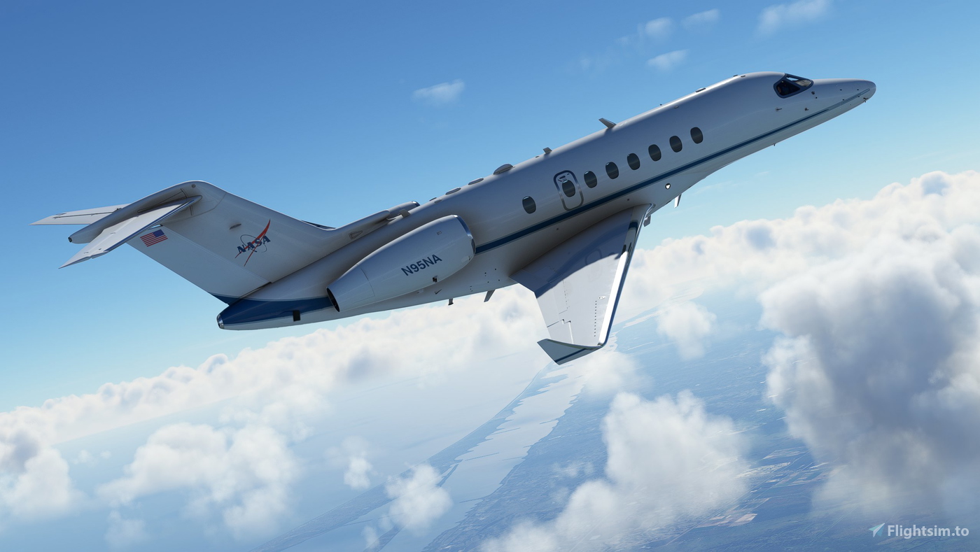 Cessna Citation Longitude N95NA for Microsoft Flight Simulator | MSFS