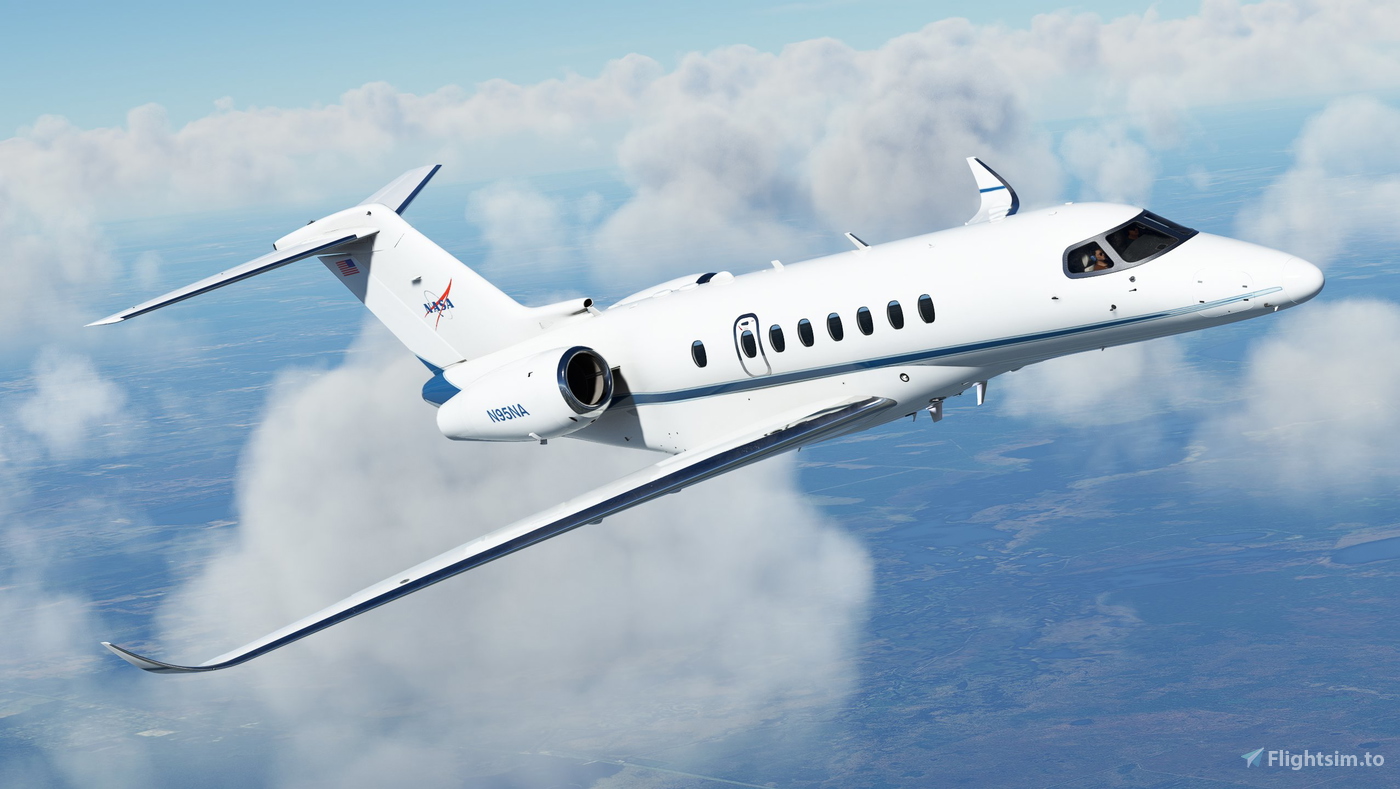 Cessna Citation Longitude N95NA for Microsoft Flight Simulator | MSFS