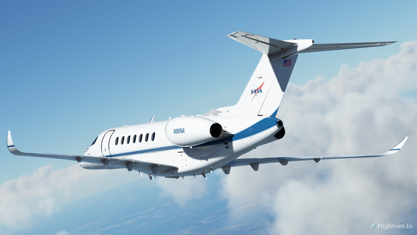 Cessna Citation Longitude N95NA for Microsoft Flight Simulator | MSFS