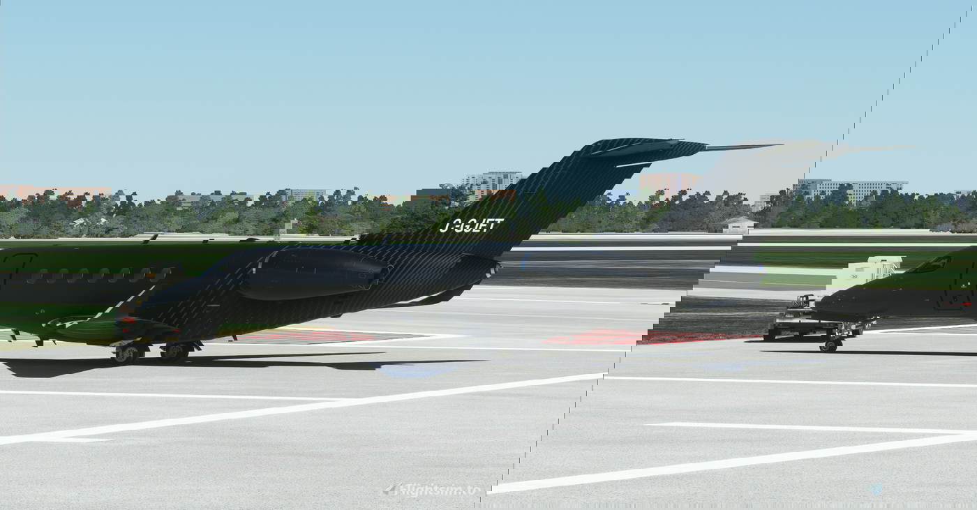 Cessna Longitude Black Stripe Livery for Microsoft Flight Simulator | MSFS