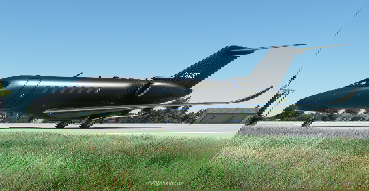 Cessna Longitude Black Stripe Livery for Microsoft Flight Simulator | MSFS