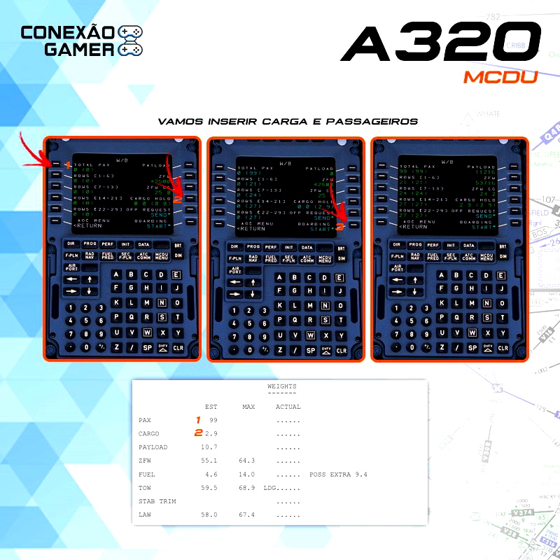 Tutorial para Iniciantes do MCDU do A320 for Microsoft Flight Simulator ...