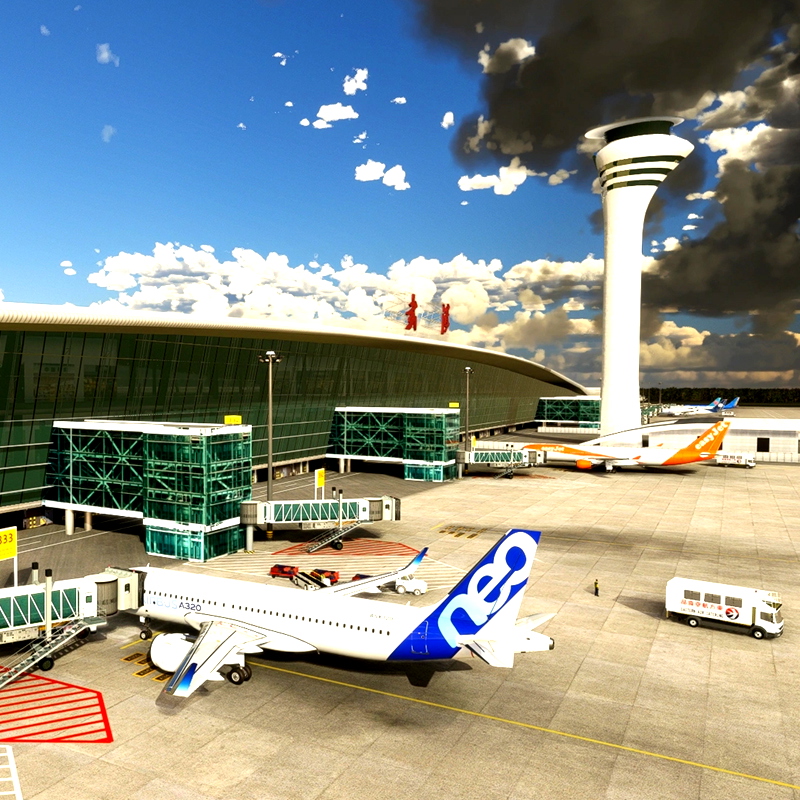 SamScene3D » China Wuhan City - ZHHH » Microsoft Flight Simulator