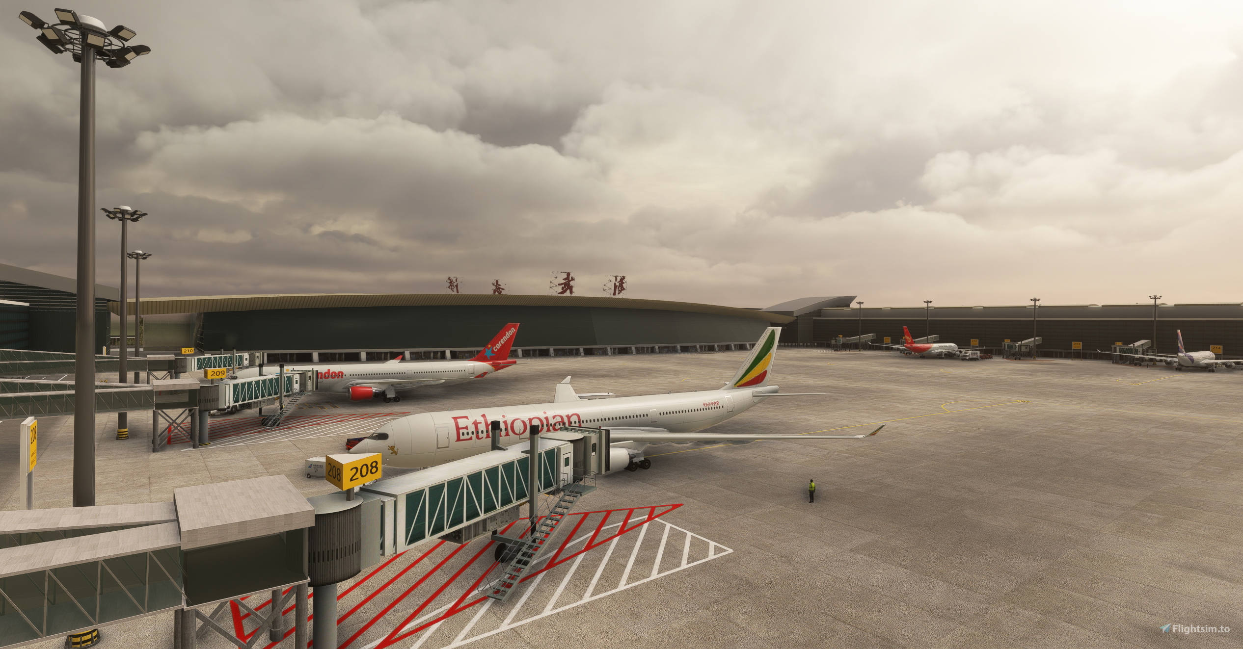 SamScene3D - China Wuhan City - ZHHH for Microsoft Flight Simulator | MSFS