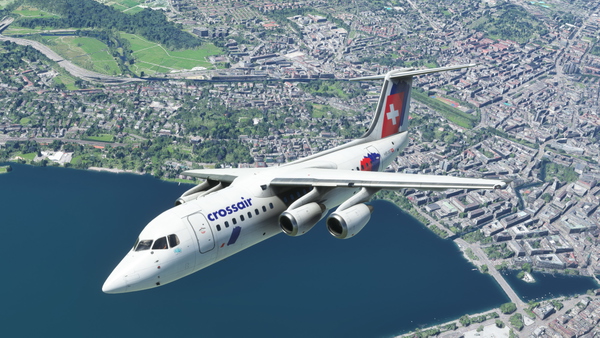 Air Botnia BAe 146-200 OH-SAI circa 2002 for Microsoft Flight Simulator ...