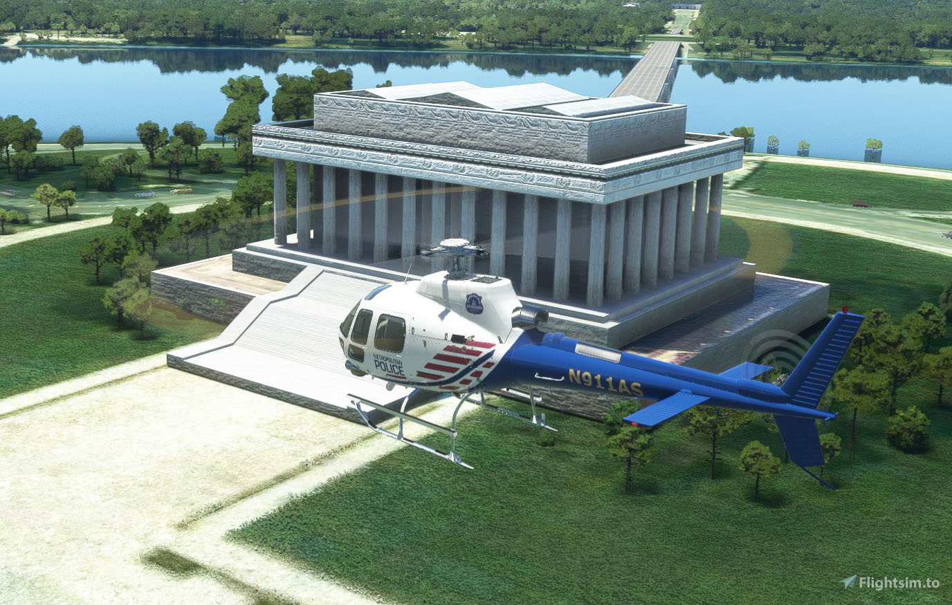 D.C. Metropolitan Police N911AS for Microsoft Flight Simulator | MSFS