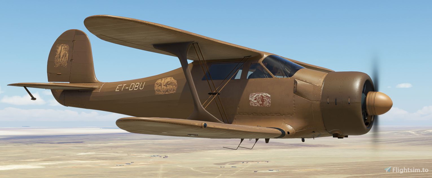 D17 Staggerwing ET-DBU Mago für Microsoft Flight Simulator | MSFS