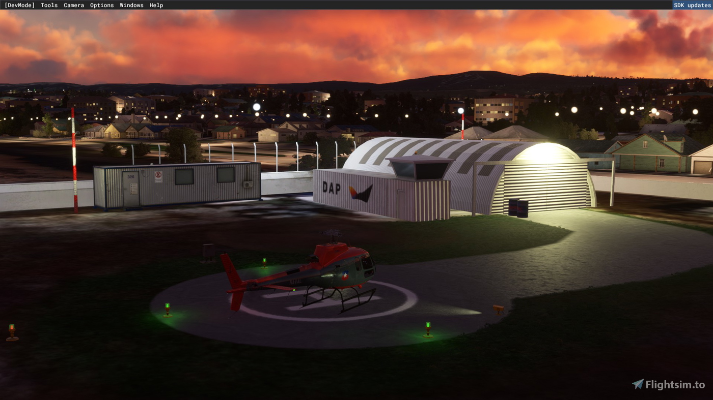 DAP Helicopters Helipad - SHDH pour Microsoft Flight Simulator | MSFS