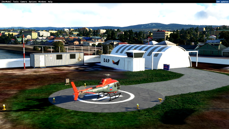 DAP Helicopters Helipad - SHDH for Microsoft Flight Simulator | MSFS