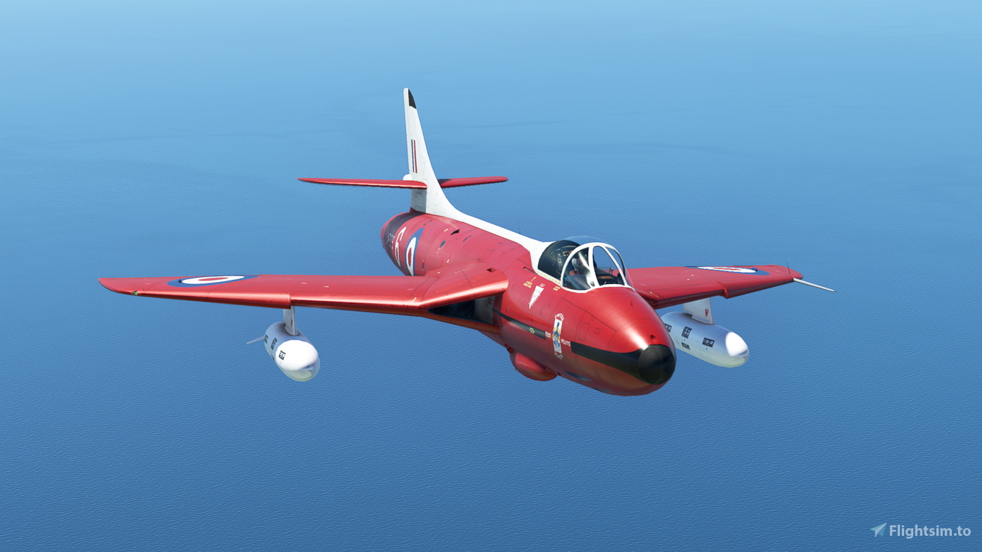 Dave Garwood - Hawker Hunter F6 RAF Empire Test Pilots' School XF375 ...