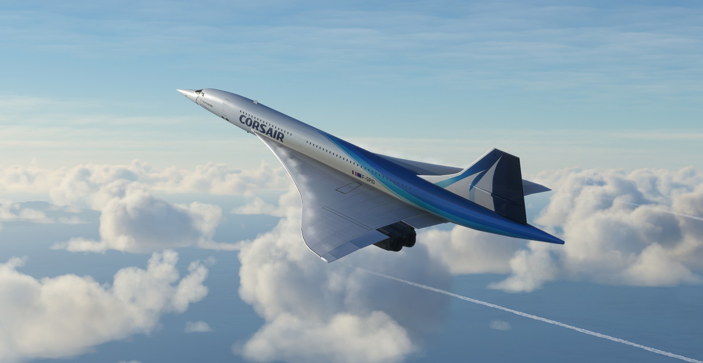 DC Designs Concorde Corsair International for Microsoft Flight ...