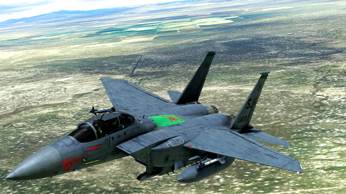 DC Designs F-15E 335FS 88-1670 for Microsoft Flight Simulator | MSFS