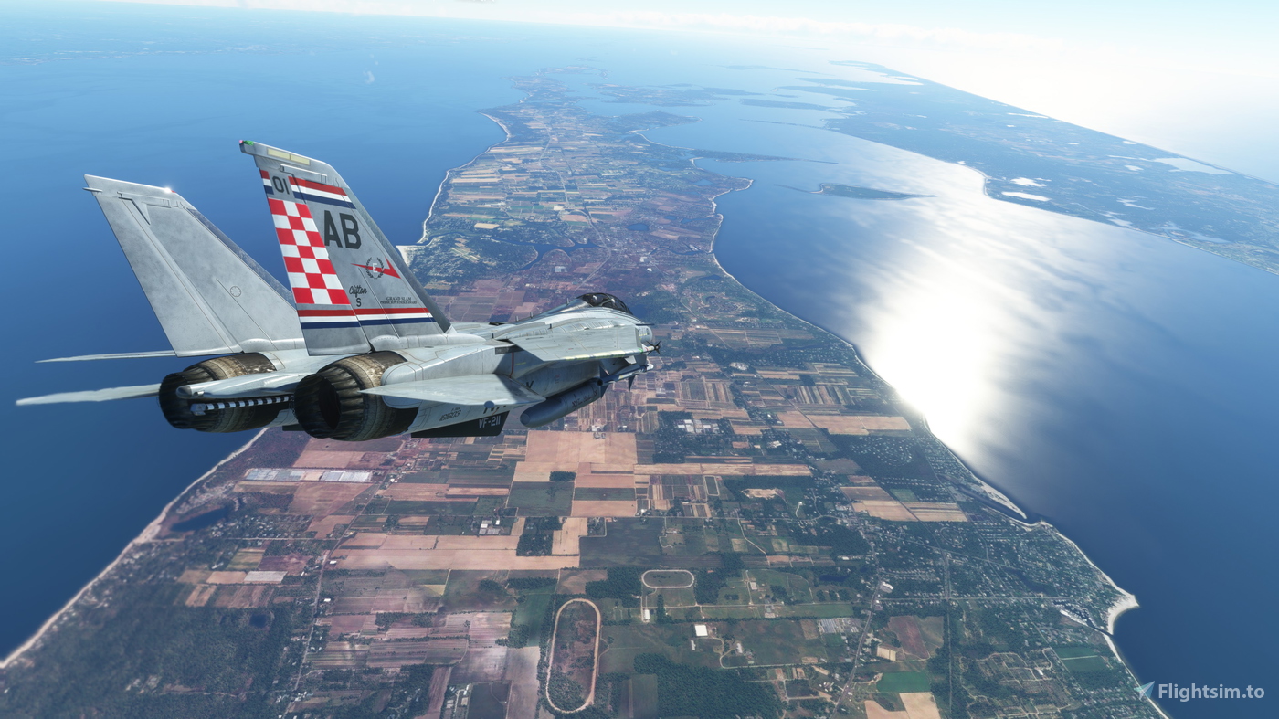 DCDesigns F-14A VF-211 Fighting Checkmates 2004 for Microsoft Flight ...