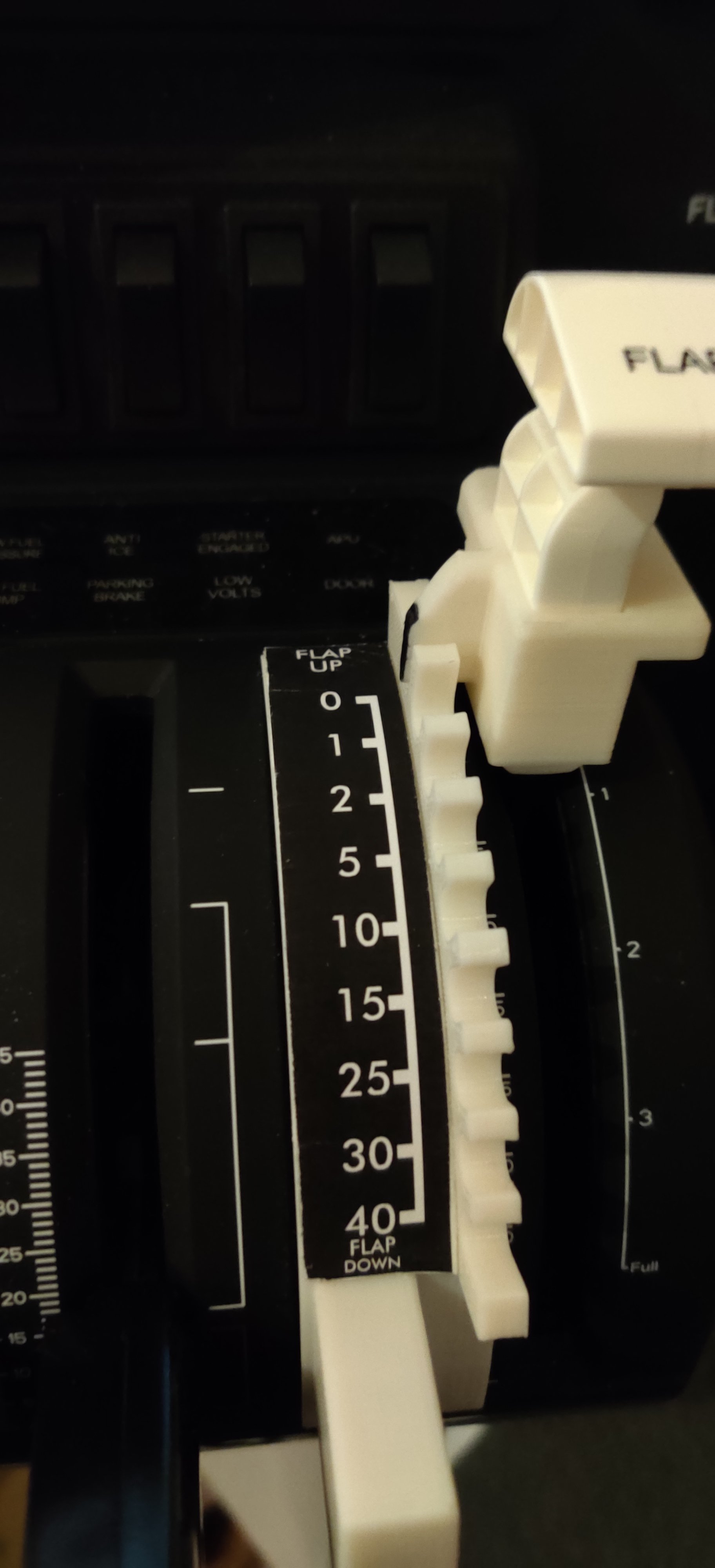 Decal for Honeycomb Bravo Throttle Flap Lever Mod » Microsoft Flight ...