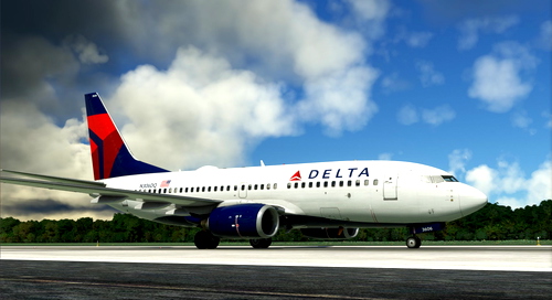 Delta Airlines BW N306DQ for Microsoft Flight Simulator | MSFS