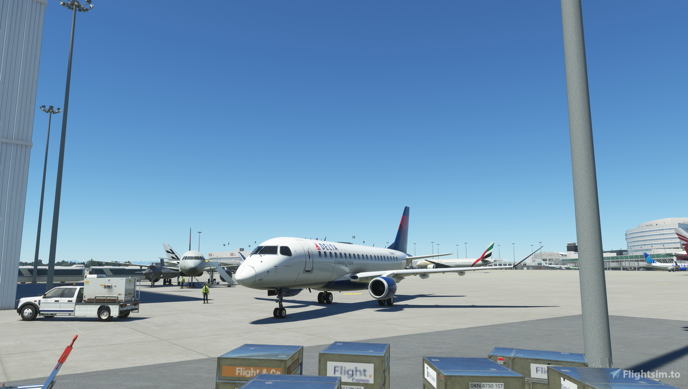Delta E175 Enhanced Winglets for Microsoft Flight Simulator | MSFS