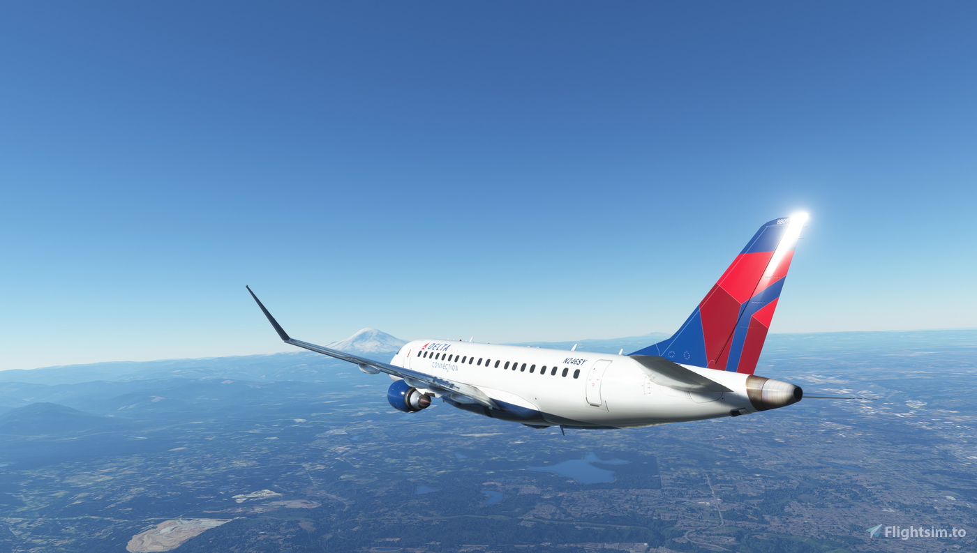 Delta E175 Enhanced Winglets for Microsoft Flight Simulator | MSFS