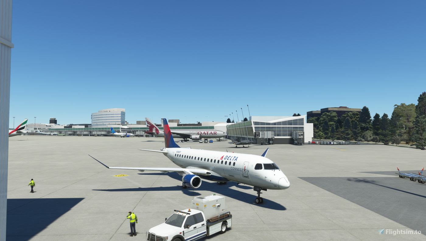 Delta E175 Enhanced Winglets for Microsoft Flight Simulator | MSFS