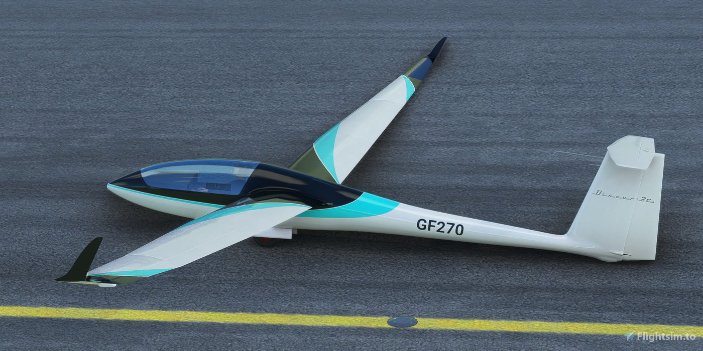 Discus 2c Glider Premium Livery Pack for Microsoft Flight Simulator | MSFS