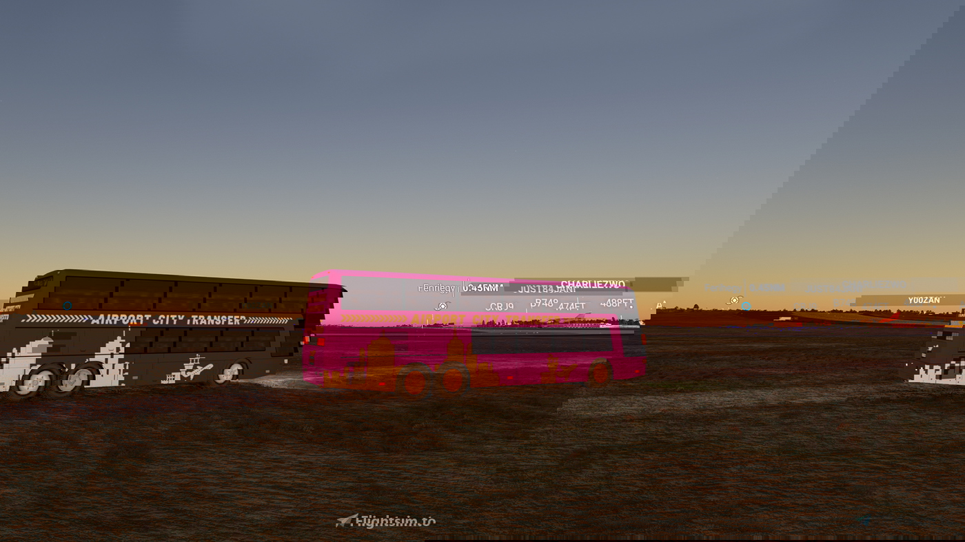 Driveable Tourist Bus for Microsoft Flight Simulator | MSFS