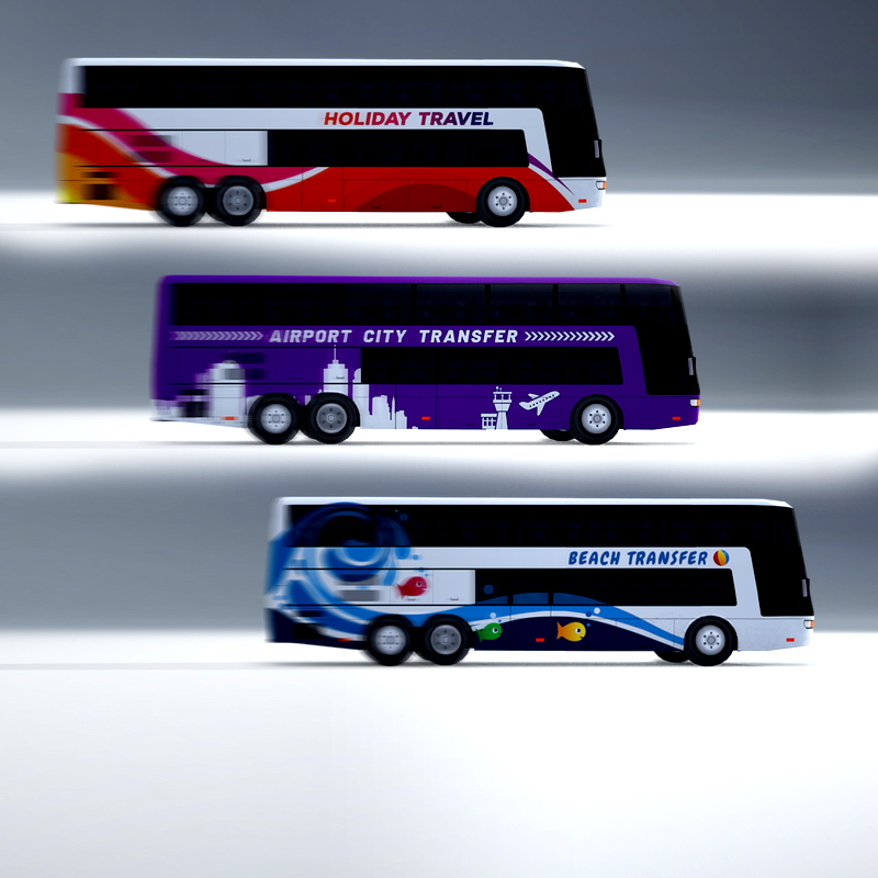 Driveable Tourist Bus for Microsoft Flight Simulator | MSFS