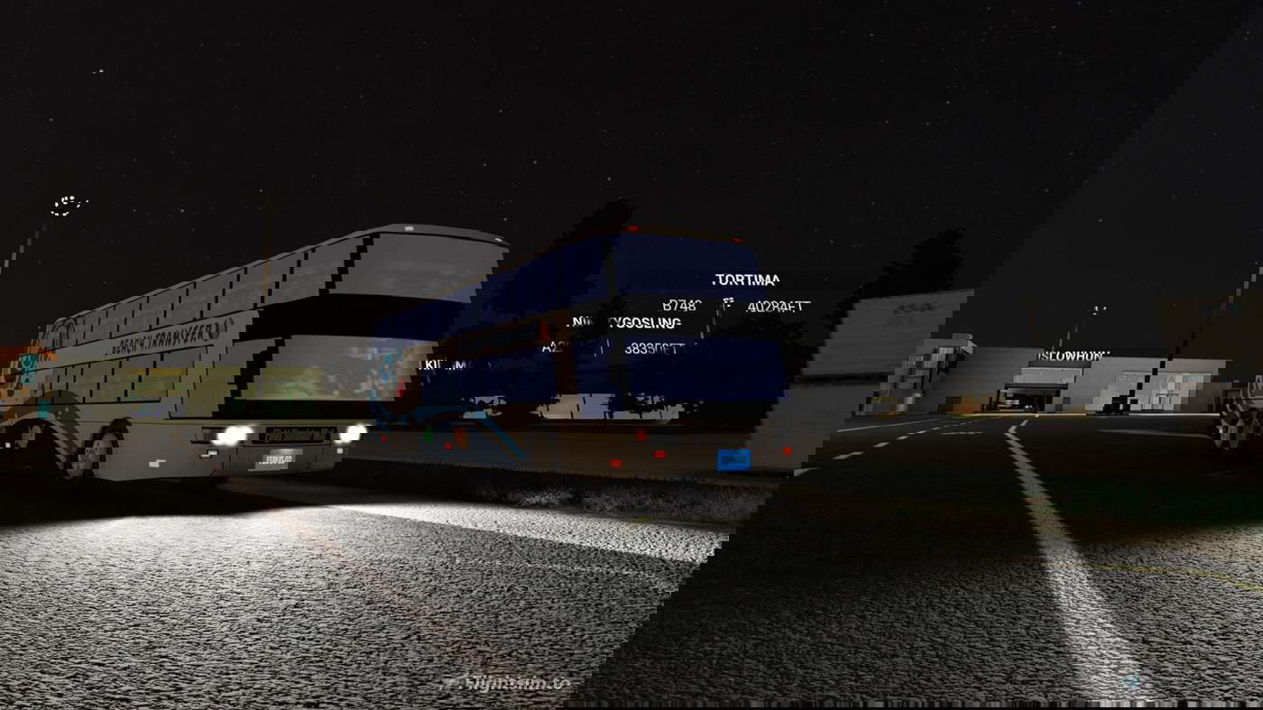 Driveable Tourist Bus for Microsoft Flight Simulator | MSFS