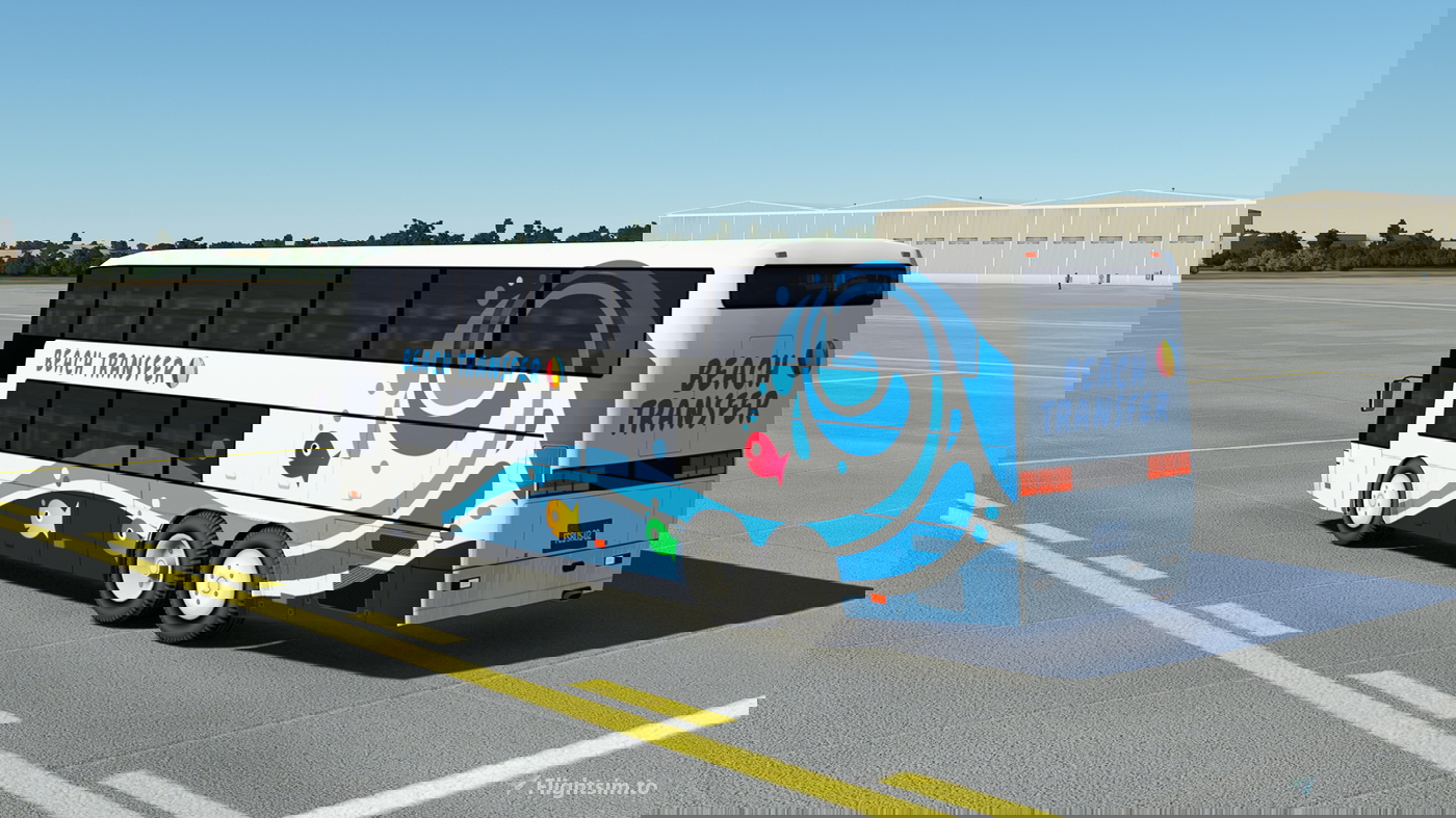 Driveable Tourist Bus for Microsoft Flight Simulator | MSFS