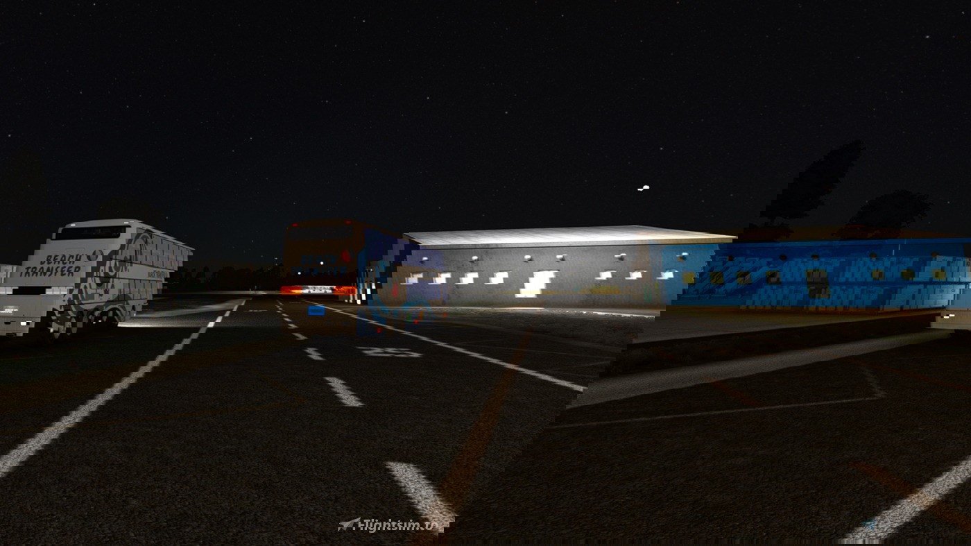Driveable Tourist Bus for Microsoft Flight Simulator | MSFS