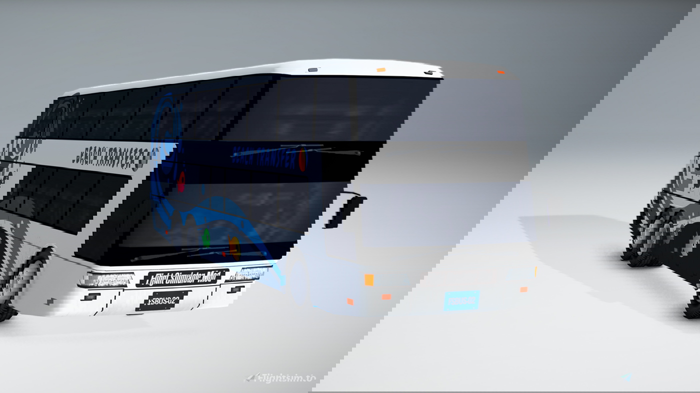 Driveable Tourist Bus for Microsoft Flight Simulator | MSFS