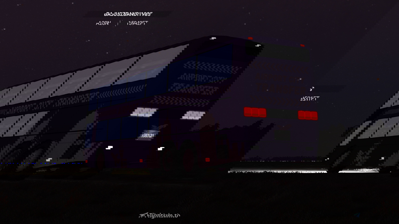 Driveable Tourist Bus for Microsoft Flight Simulator | MSFS