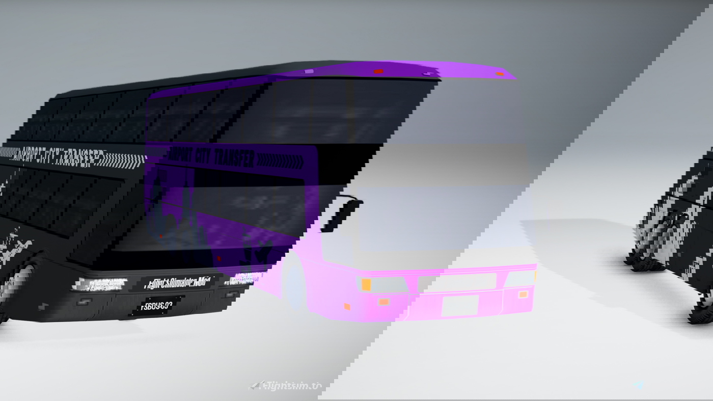 Driveable Tourist Bus for Microsoft Flight Simulator | MSFS