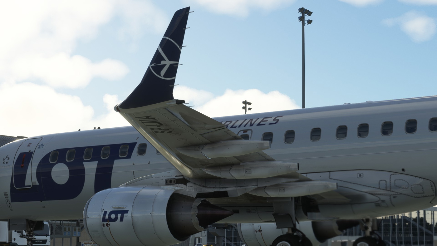 E190 PLL "LOT" for Microsoft Flight Simulator | MSFS
