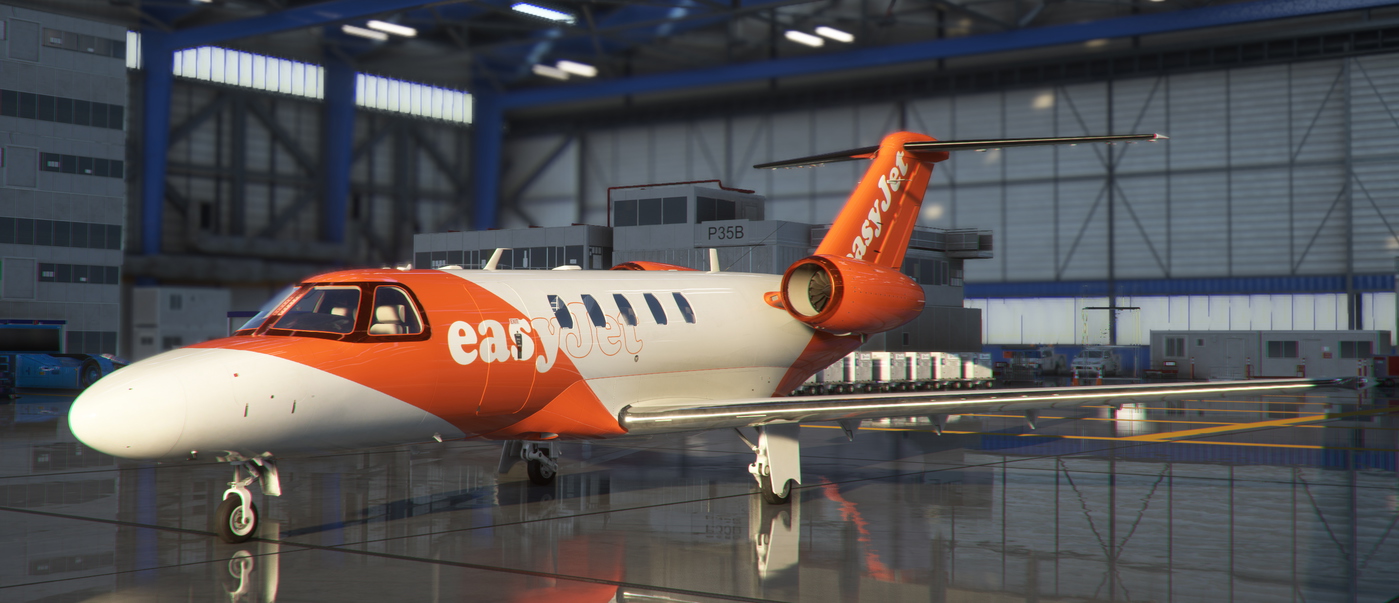 EasyJet Cessna Citation CJ4 Corporate Jet for Microsoft Flight ...