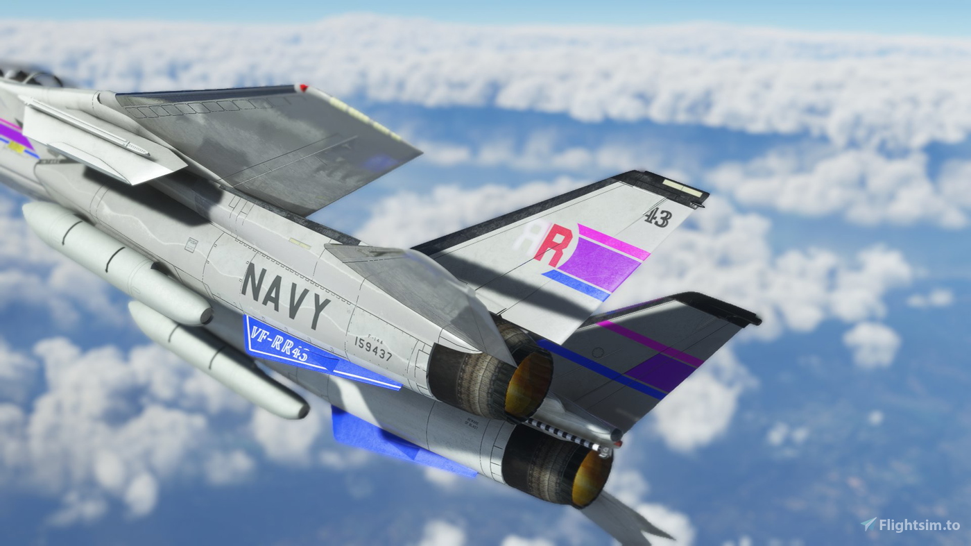 F-14A VF-RR43 (Fictional) for Microsoft Flight Simulator | MSFS