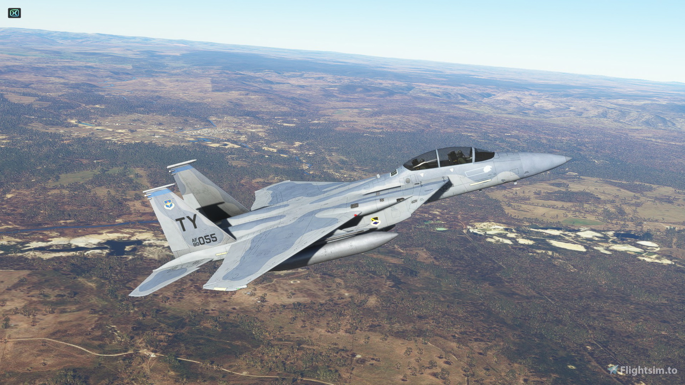 F-15D Depicting 95th fighter squadron. for Microsoft Flight Simulator ...