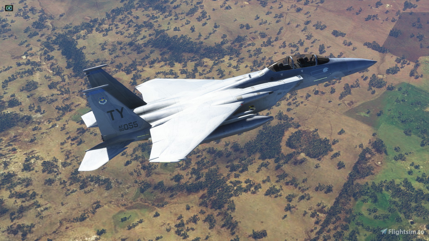 F-15D Depicting 95th fighter squadron. for Microsoft Flight Simulator ...