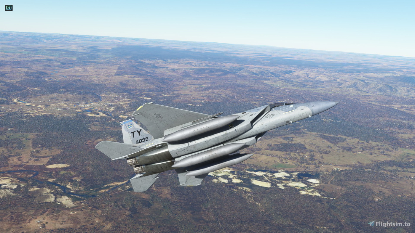 F-15D Depicting 95th fighter squadron. for Microsoft Flight Simulator ...