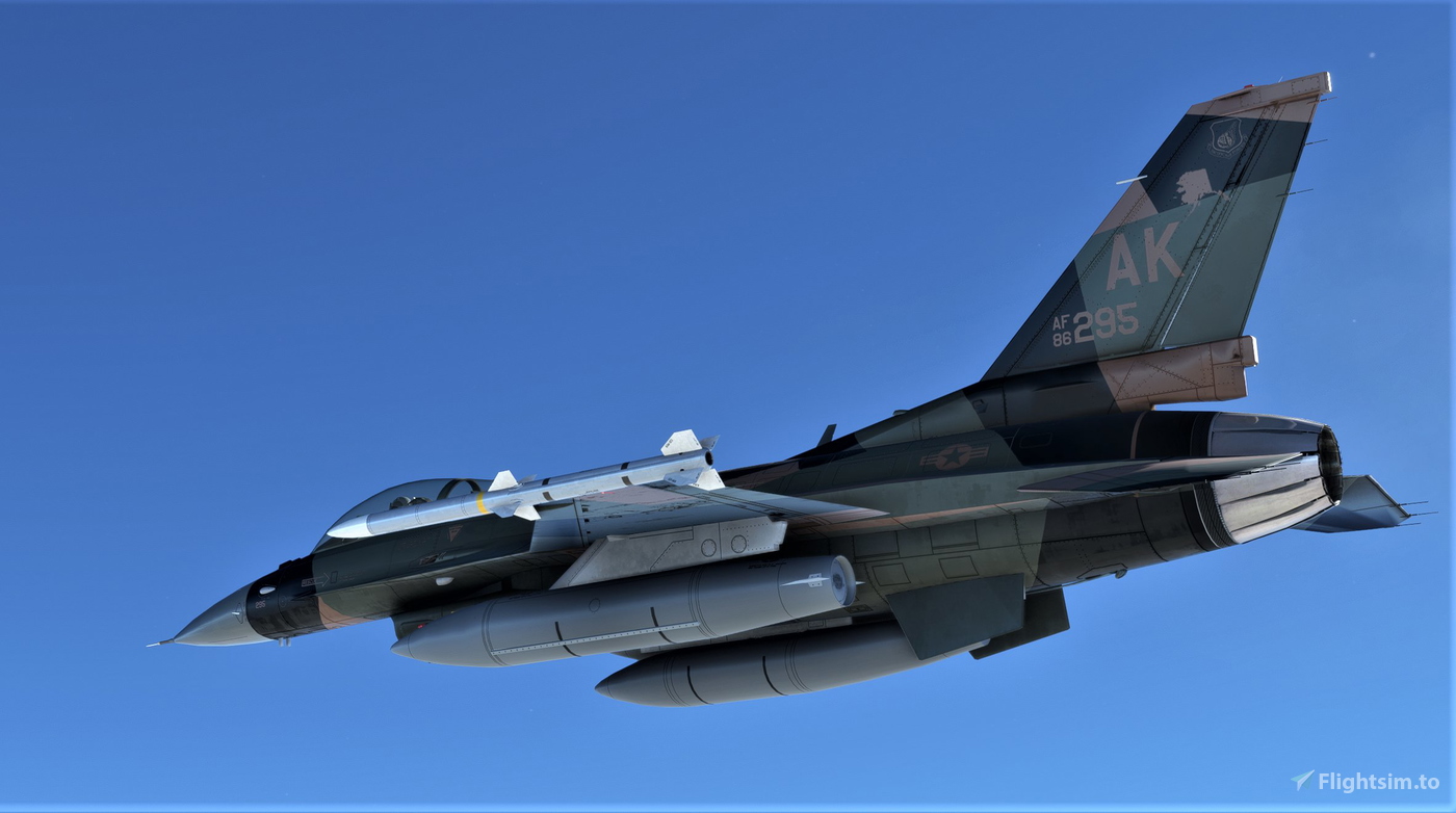 F-16C 18th Aggressor Squadron - BDU Splinter Skin for Microsoft Flight ...