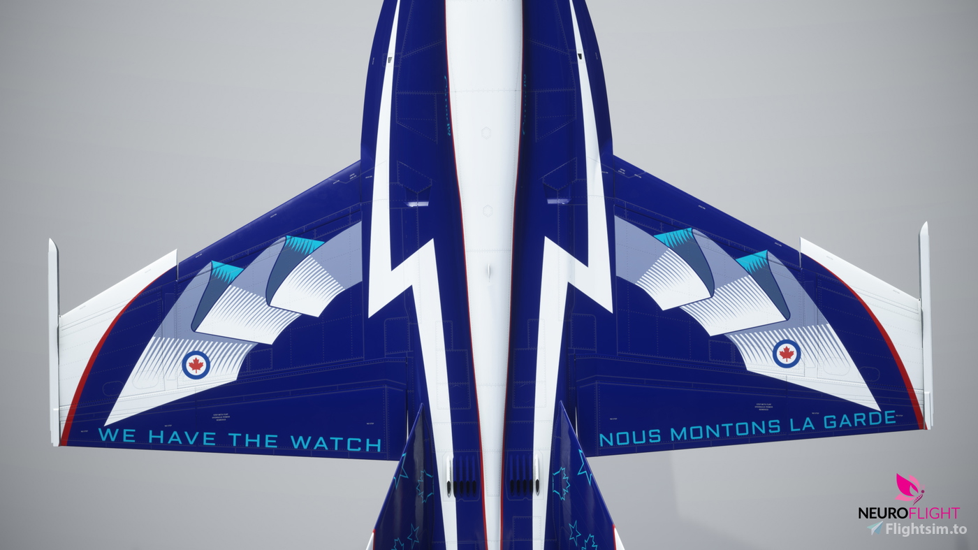 F/A 18E NORAD 2018 DEMO TEAM LIVERY for Microsoft Flight Simulator | MSFS