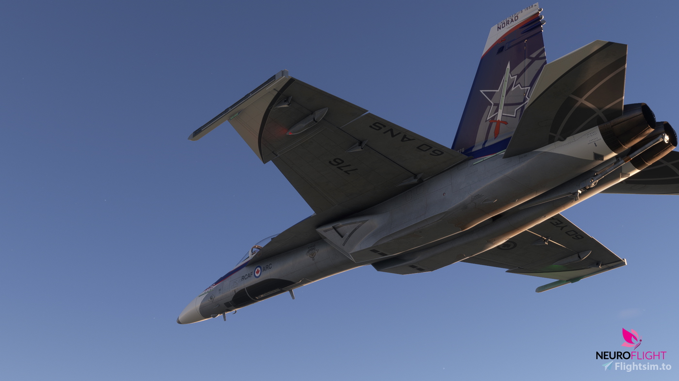 F/A 18E NORAD 2018 DEMO TEAM LIVERY for Microsoft Flight Simulator | MSFS