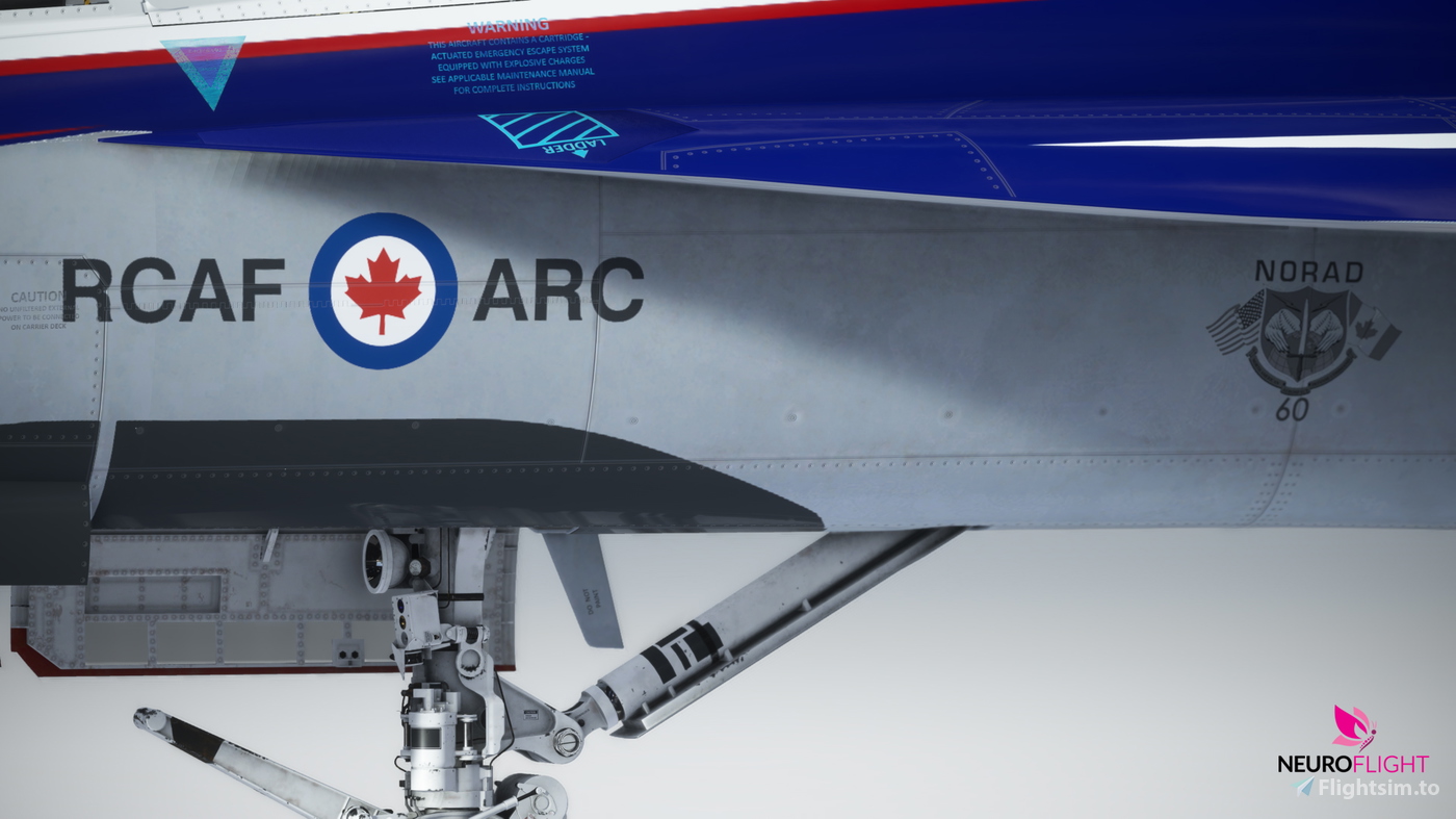 F/A 18E NORAD 2018 DEMO TEAM LIVERY for Microsoft Flight Simulator | MSFS