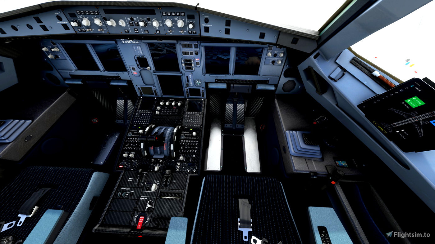 [FBW A32NX] - Brand New Carbon Cockpit » Microsoft Flight Simulator